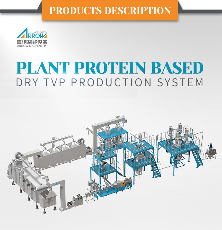 Plant Protein Based Dry Tvp Production System